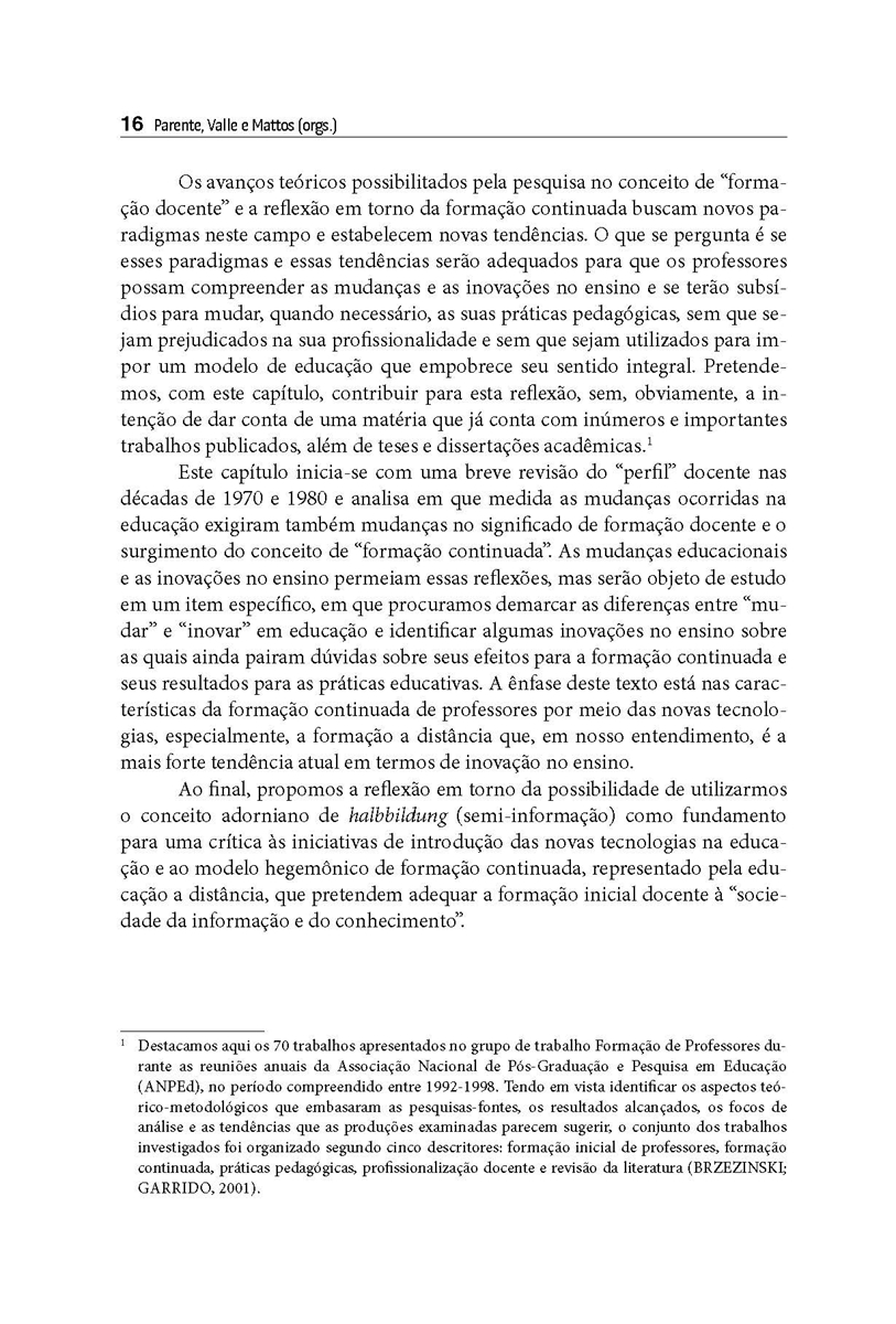 A Formação De Professores E Seus Desafios Frente às Mudanças Sociais